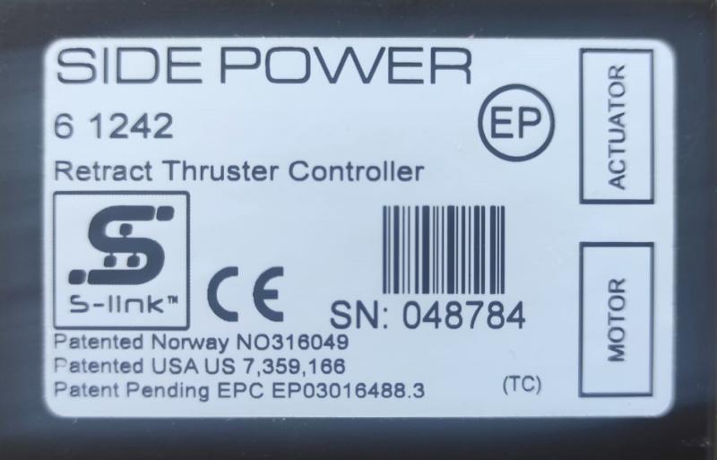 SIDE-POWER® by Sleipner Motor - 6 1242 Controller elettrico Retract | L ...