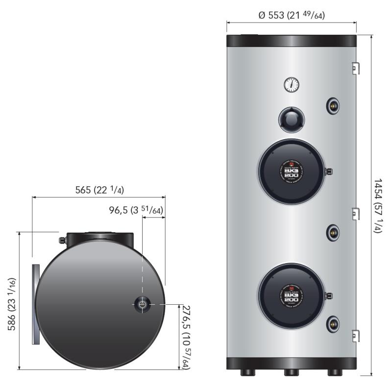 Quick® - Scalda acqua, Nautic boiler serie BK3 200 lt. | L'altraranda