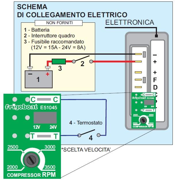 Frigoboat® - E51045 Regolatore di velocità per elettronica 101N0210/210 ...