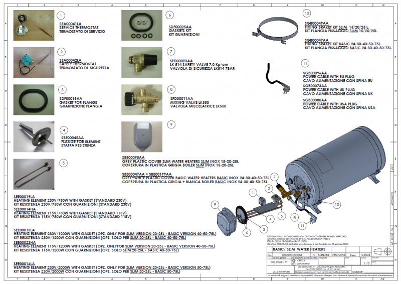 isotemp® - Indel Webasto Marine© - SDF00025AA | L'altraranda