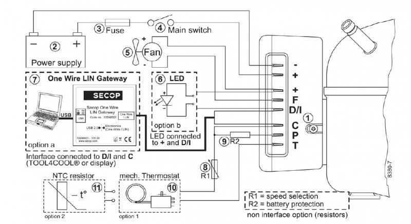 Dispositivo elettronico per compressori Danfoss/SECOP 101N0212 | L ...